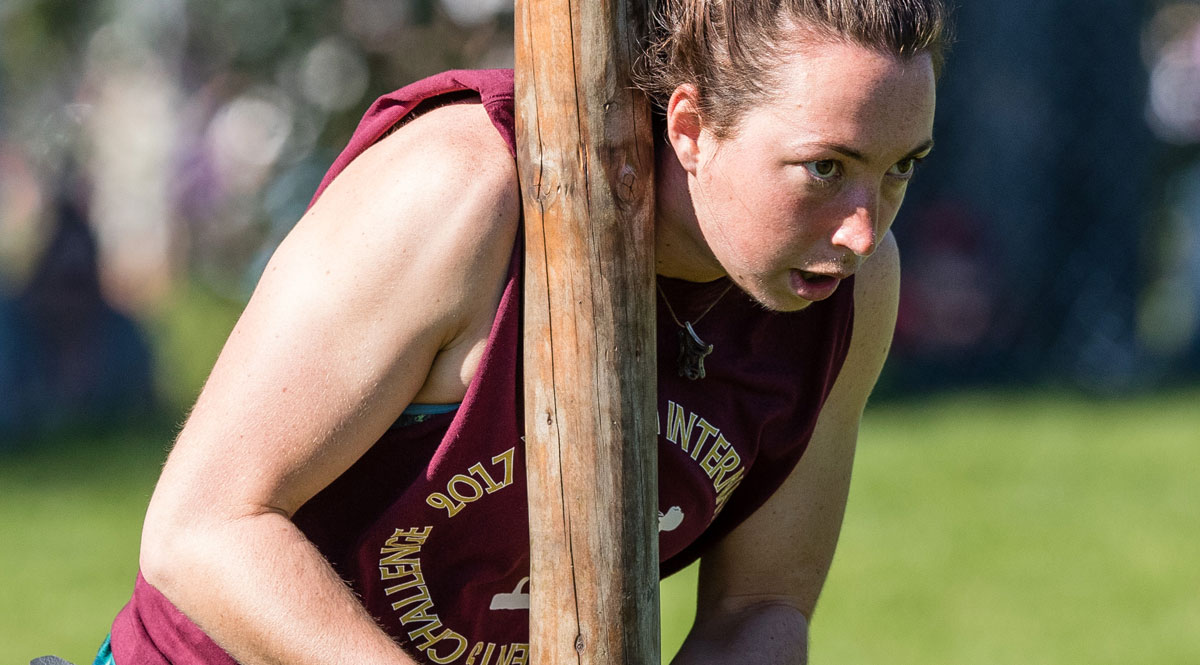 Tossing the Caber - Victoria Highland Games & Celtic Festival